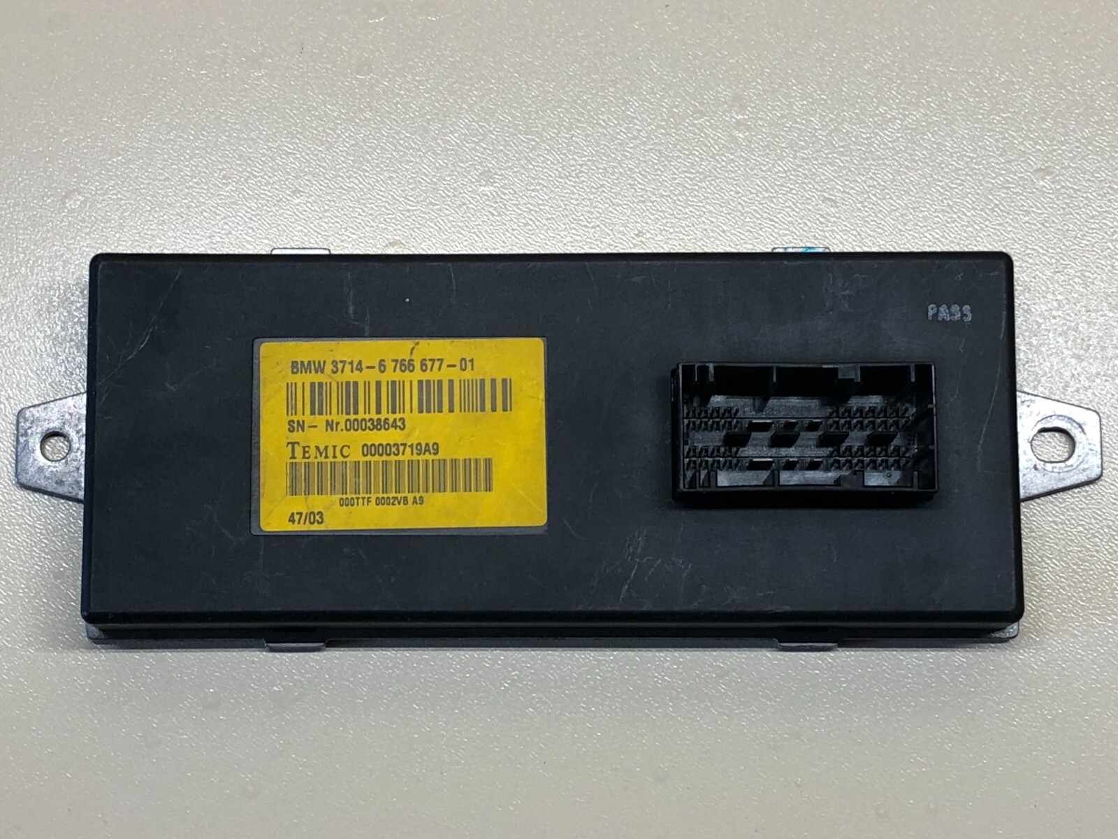 BMW 7 E65 E66 Dynamic Drive Control Module Unit Temic 3714676667701 ...