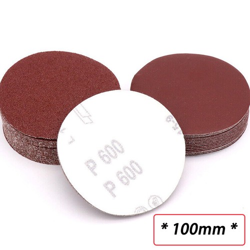 100mm Sanding Discs Pads Sandpaper 4 inch Orbital Hook and Loop Grit 60 ...