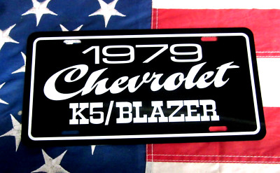 1979 Chevrolet K5 BLAZER license plate car tag 79 Chevy 4x4 Sport ...