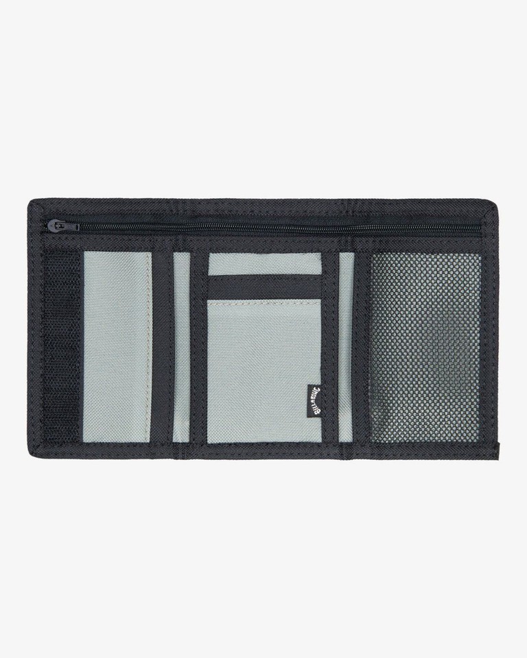 Billabong Wallet Tri Fold Zip Pocket Tribong Lite Light Grey | eBay UK