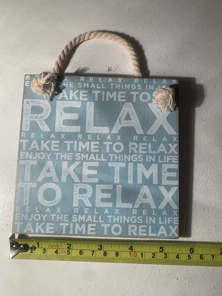 Joblot Splosh Bathroom Wooden Decorative Sign Rope Handle | eBay UK