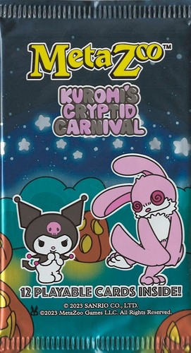 Metazoo Hello Kitty Kuromi Booster Pack New Sealed Sanrio Trading Card ...