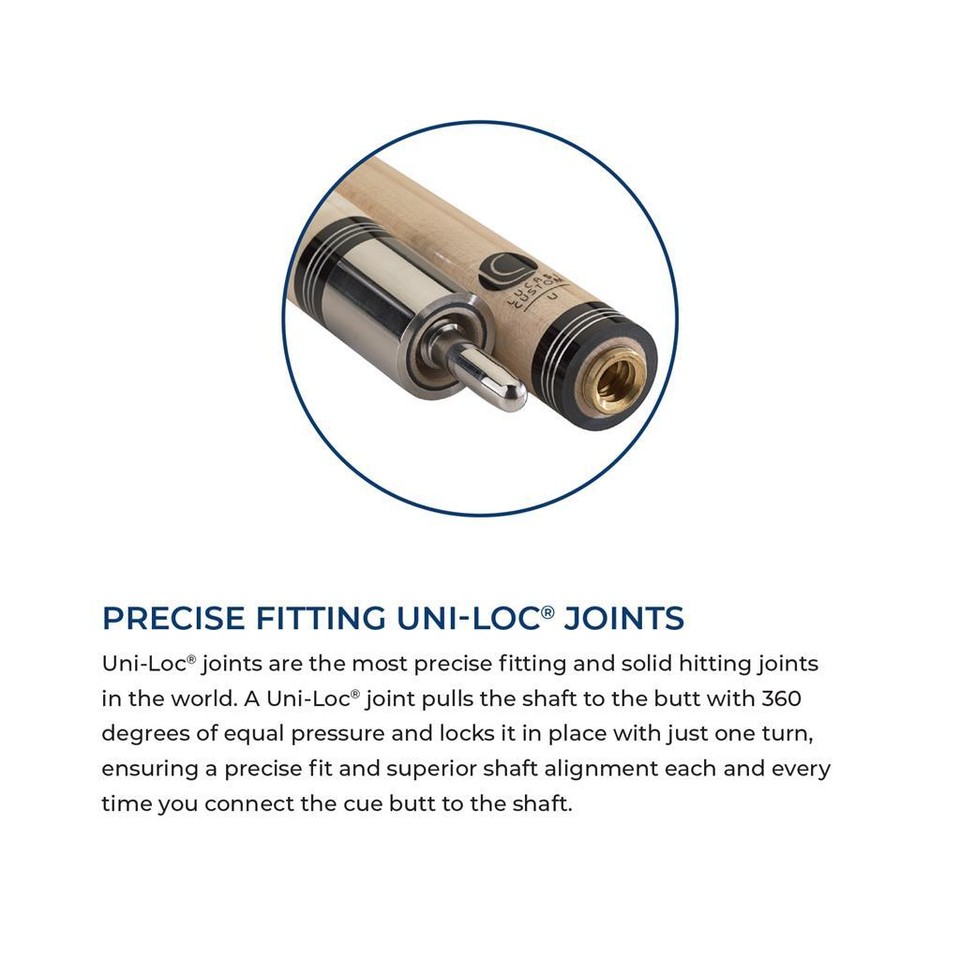 Lucasi LHLE4 Hybrid Billiard Pool Cue Stick LTD Edition Kamui Tip Free ...