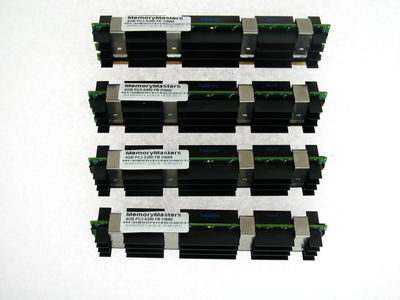 16GB (4X4GB) MEMORY FOR APPLE MAC PRO DDR2 PC2-5300 667MHz ECC FULLY ...