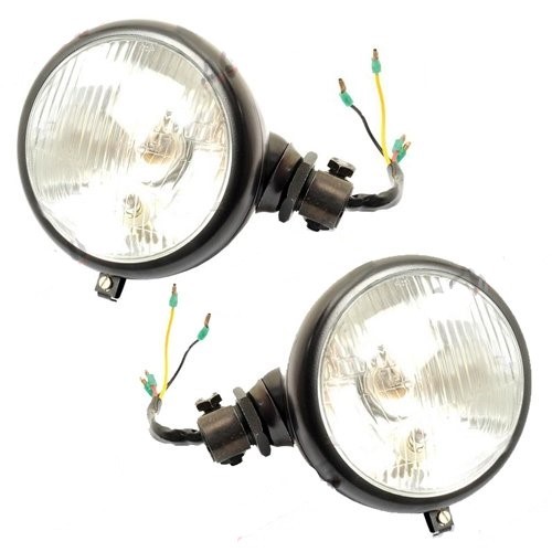 Adaptable John Deere 1020, 1120, 2020, Phares complet noir D et G ...