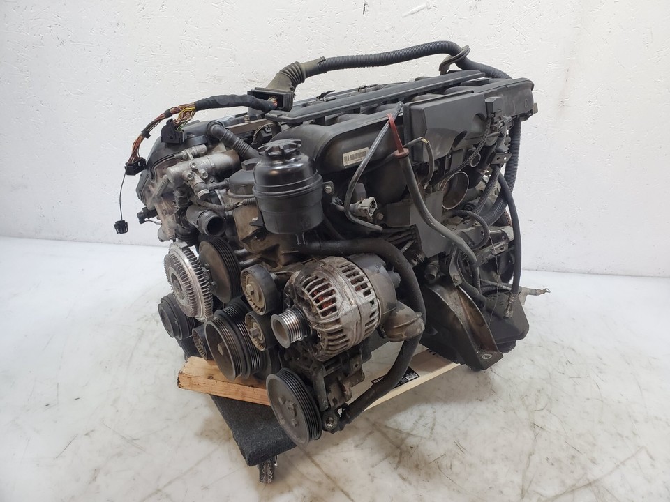 01-03 OEM BMW E39 530i M54B30 3.0L I6 RWD Engine Motor Long Block Assy ...