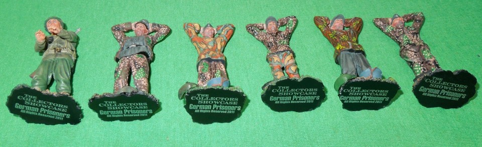 Collectors Showcase 1:30 Metal WW2 Normandy GI & German Prisoners Sets ...