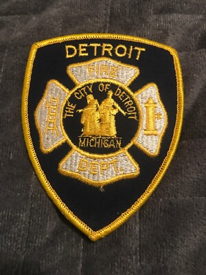 Fire Department Patch - Detroit, MI | eBay