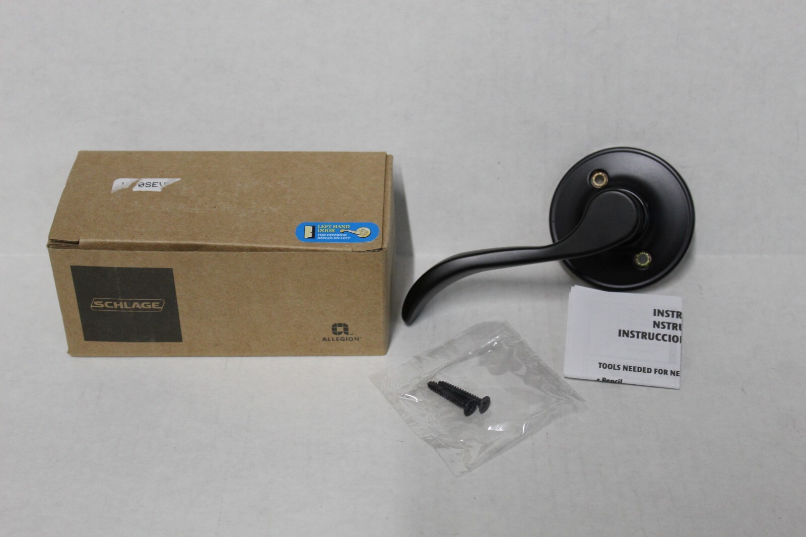 Schlage Dummy Lock Seville Inactive Door Lever Handle J170 SEV 622 LH ...