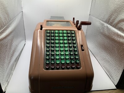 Cash Register, Adding Machines - Crank Adding Machine