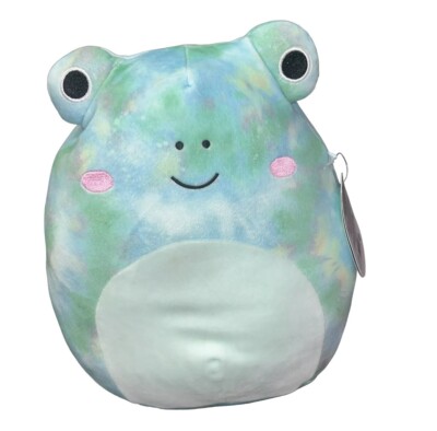Squishmallow Ferdie Frog 12" Blue Green Tie Dye Plush Target Exclusive ...