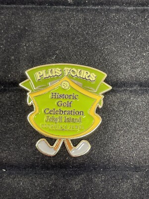 Jekyll Island Georgia Historic Golf Celebration Plus Fours Lapel Pin ...