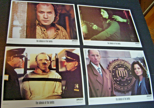 ANTHONY HOPKINS,JODIE FOSTER (SILENCE OF THE LAMBS) 1991 MOVIE LOBBY ...