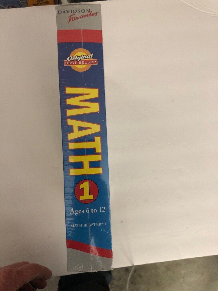 DAVIDSON MATH BLASTER 1 CD-ROM WINDOWS 95 3.1 MAC BRAND NEW IN BOX | eBay