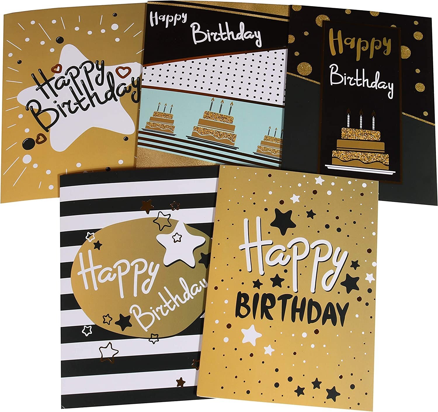 20 x Multipack Birthday Cards | Mixed Value Pack with Envelopes | UK ...
