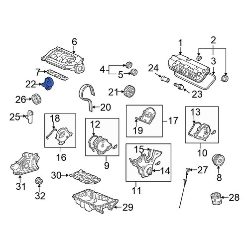 For Honda Accord 2003-2017 Honda 14520RCAA01 Engine Timing Belt ...