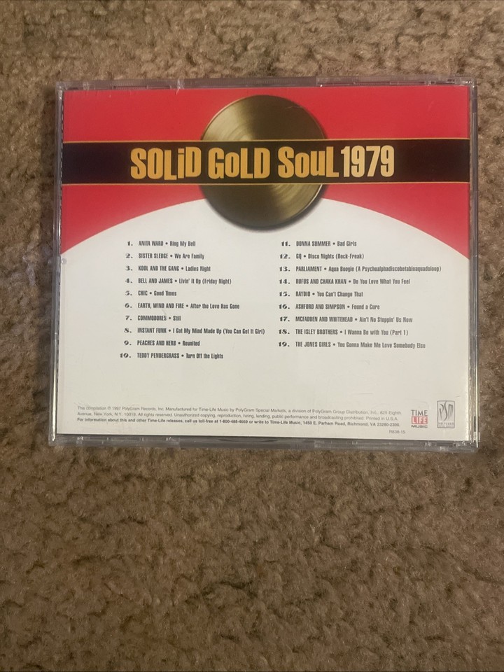 Time Life - Solid Gold Soul 1979 - Audio CD 19 Tracks Like New! | eBay