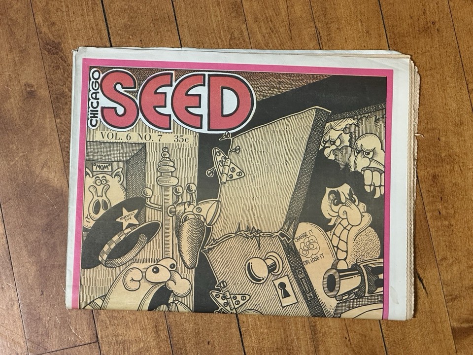Vintage Chicago Seed Vol. 6 No. 7 Underground Newspaper – 1970 ...