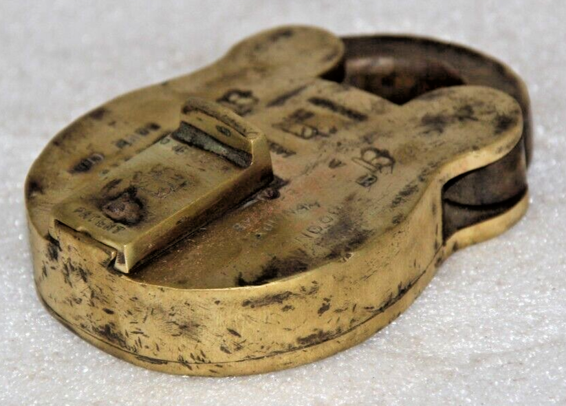 Security Lock and Keys, Home Decor, Iron Padlock, Rare Indian Lock ...