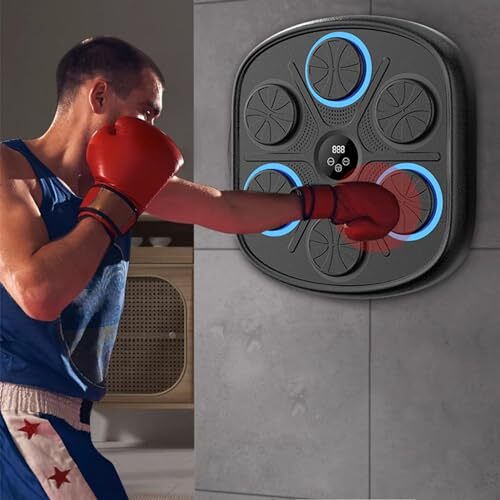 Music Boxing Machine with Boxing Gloves, Smart Bluetooth Electronic ...
