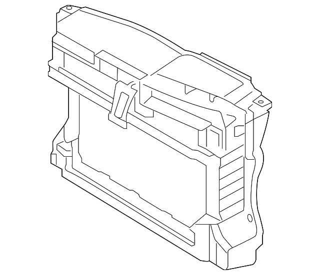 2010 - 2014 VW Volkswagen GTI Golf Radiator Support OEM 5k0805594 ...