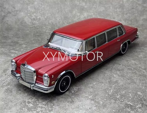 CMC 1/18 Benz 600 Pullman W100 Benz 600 Diecast MODEL Car Red Extended ...