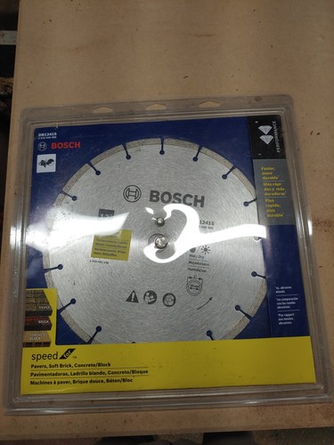 Bosch Diamond Masonry Blade- 12-Inch 20mm Arbor Segmented Rim 346449945 ...
