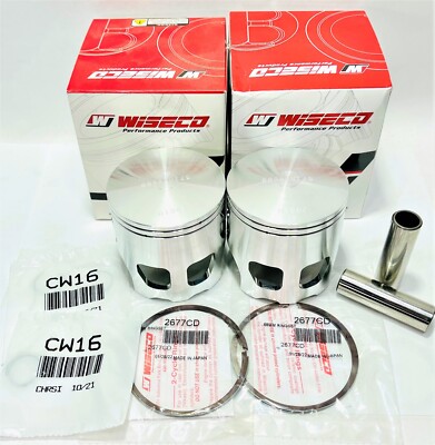Banshee Wiseco 513M06425 Pistons .25 Over +.010 Pro Lite Forged Piston ...