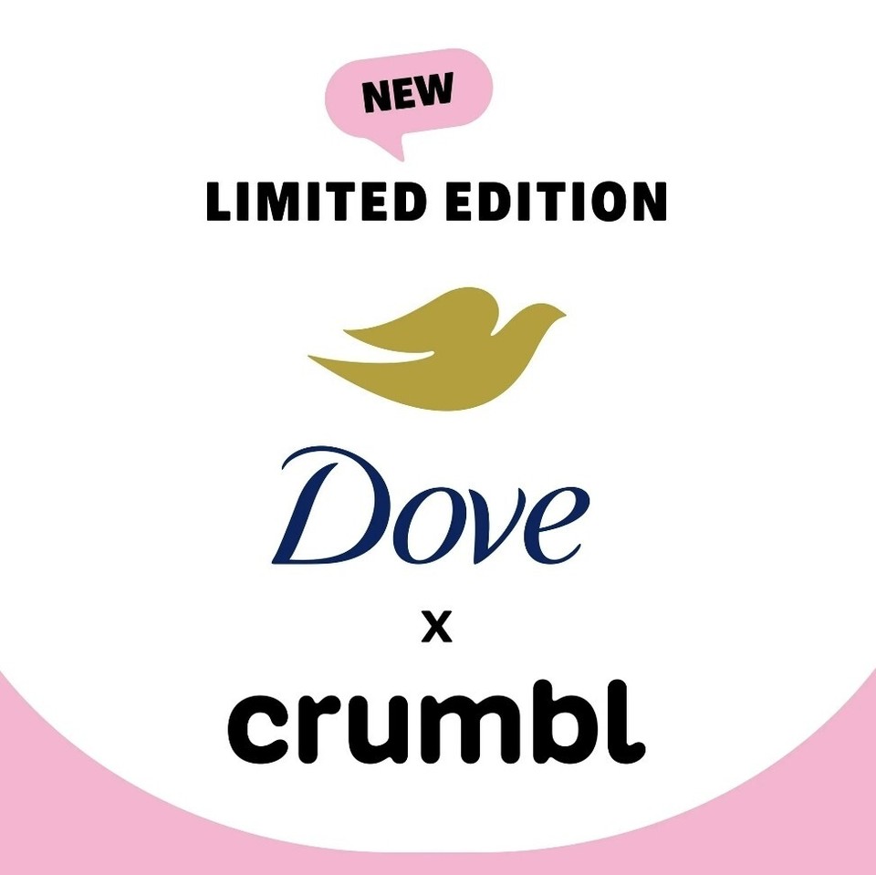 Dove X Crumbl 🍰🍓 Strawberry Crumb Cake Cookie Body Scrub 15 oz Limited ...