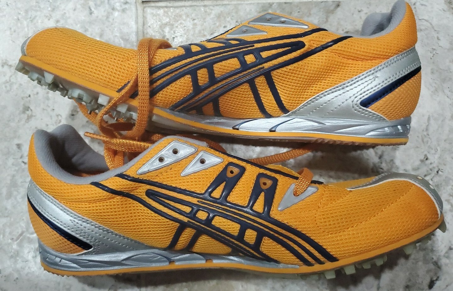RARE ASICS SPEVA ORANGE TRACK SHOES MEN'S SIZE US9.5 GN212 ONLY ...