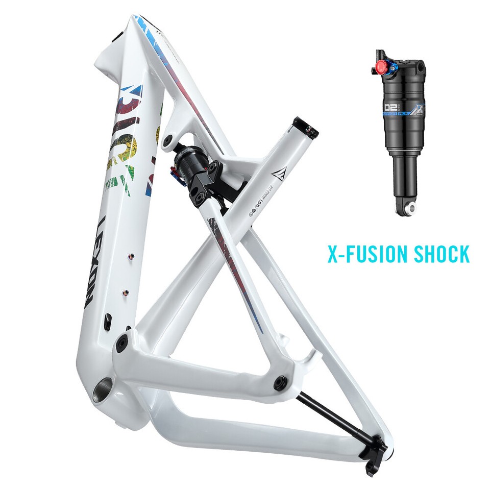 LEXON 29" Full Suspension Frame Carbon MTB Frame DH Cycling Downhill ...