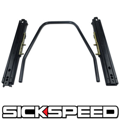 ONE (1) RACING SEAT SLIDER RAIL TRACK KIT SPARCO NRG BUCKET & RECLINING ...