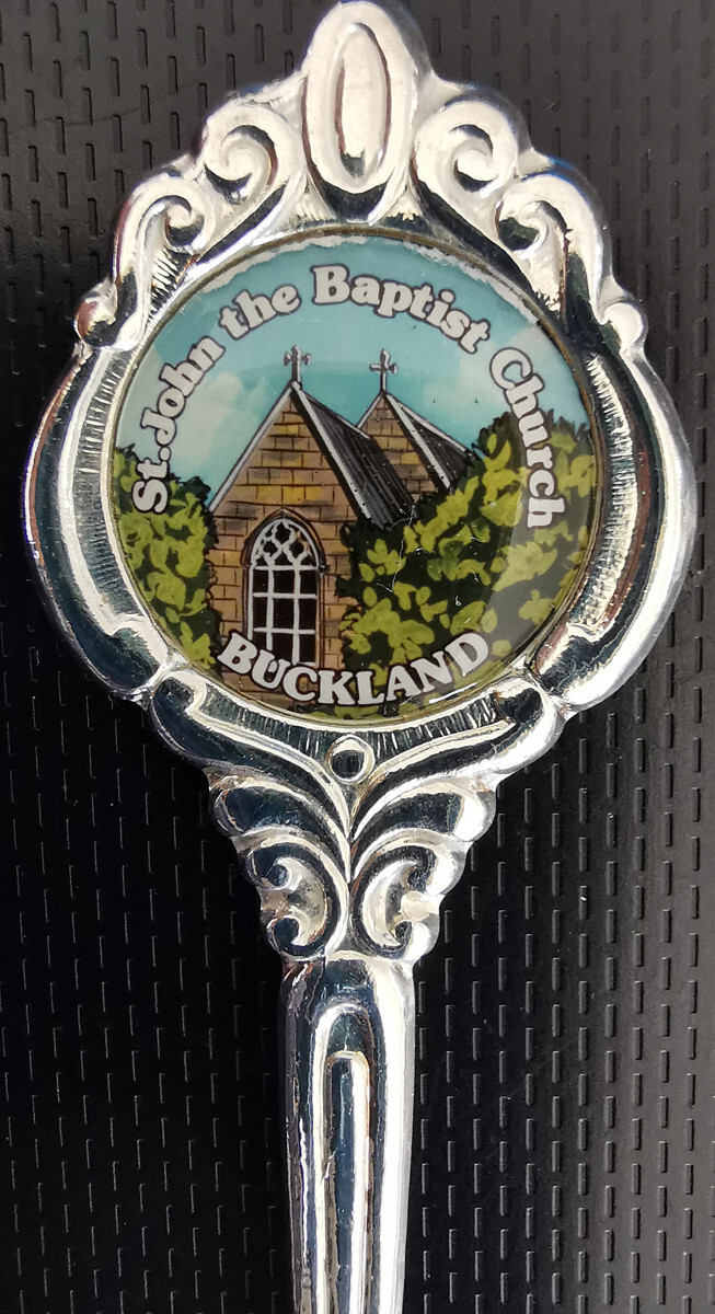 St John the Baptist Church Anglican Buckland Tas Souvenir Spoon VGC ...