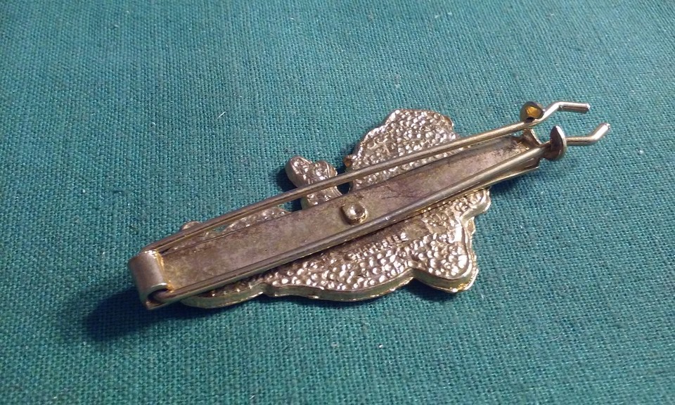 Vintage RAGGEDY ANDY Metal Enamel Gold Tone HAIR CLIP BARRETTE by ...