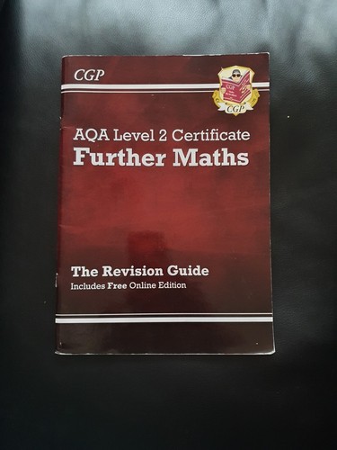 Grade 9-4 AQA Level 2 Certificate: Further Maths - Revision Guide (with ...