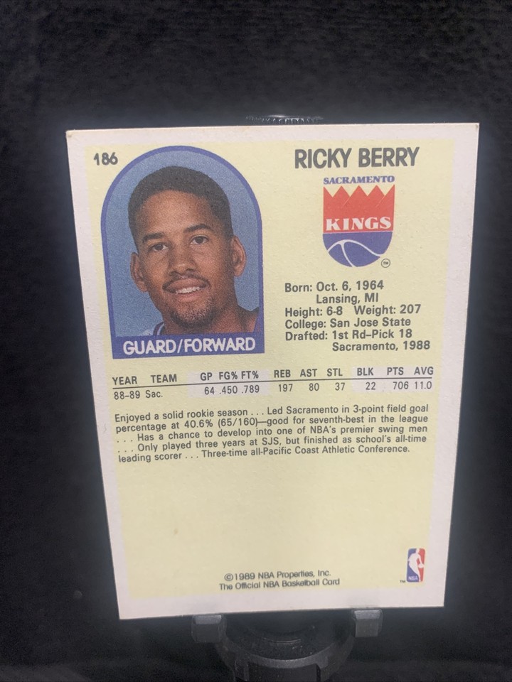 1989 Hoops Ricky Berry #186 | eBay