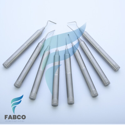 Flex Periotome Root Extraction Screw Set Of 8 Dental Root Extraction ...