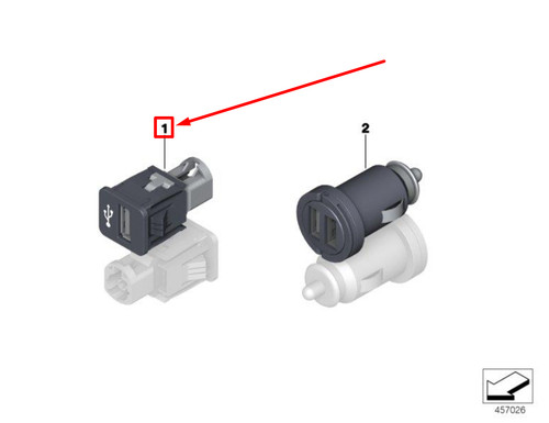 NEW BMW 7 G11, G12 USB SOCKET 84109368857 9368857 2 | eBay