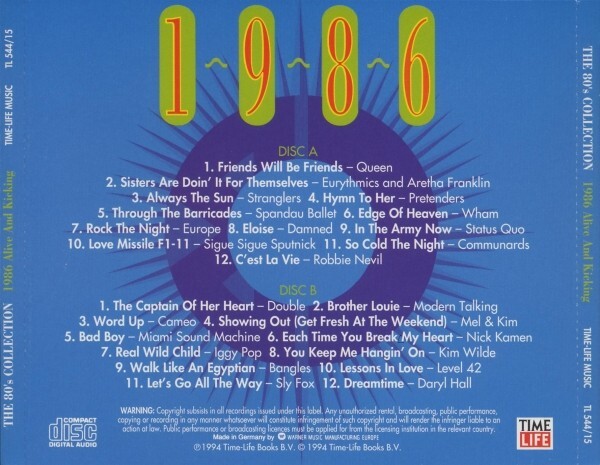Rare 45 TIME LIFE CD Set The 80s Eighties Collection ALIVE & KICKING ...