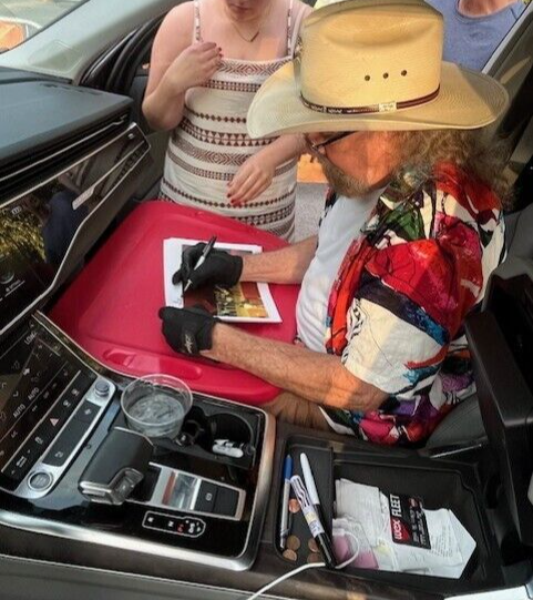 Lynyrd Skynyrd Signed 8.5"X11" Photo Knebworth By Artimus Pyle & Leslie ...