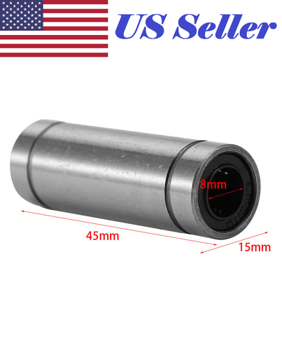 Long Linear Bearing Bushing LM8LUU 8MM RepRap Prusa Mendel DIY CNC ...