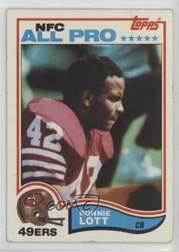 1982 Topps Ronnie Lott #486 Rookie RC HOF | eBay