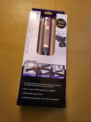 New VuPoint Solutions Magic Wand Portable Color Scanner Purple ST415PU ...