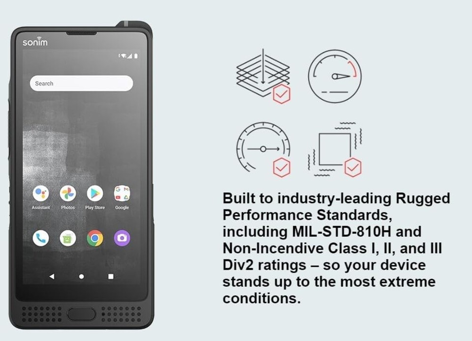 New Open Box Sonim clean XP10 XP9900 128 GB Black Factory Unlocked Dual Sim 96962277482| eBay