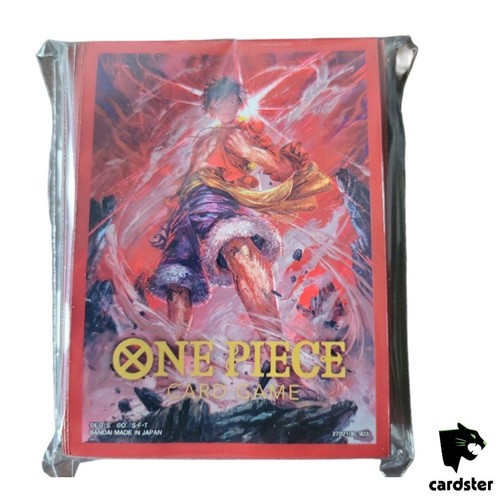 Monkey D Luffy 70 Red Sleeves 2 [Red Flame] ONE PIECE Official Sleeve ...