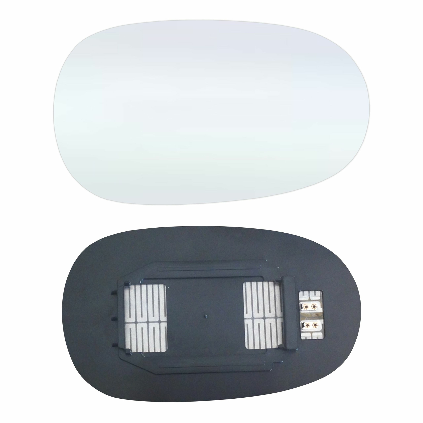 Spiegelglas für Jaguar S-Type R 2002-2009 rechts mit Platte und Heizung ...