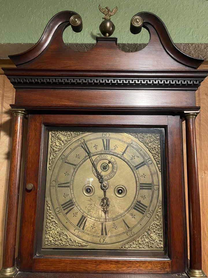 antique longcase grandfather clock Luke Wise Reading , 1700 Century ...