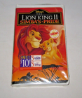 Disney's Lion King 2 Simba's Pride Special Edition VHS *New Factory ...