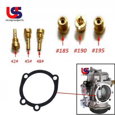 Carburetor Carb Main Jet Pilot Jet for Harley Davidson CV 40 XLH883 ...