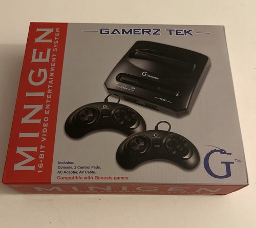 Gamerz Tek- Minigen 16-Bit Sega Genesis Compatible Video Game System | eBay